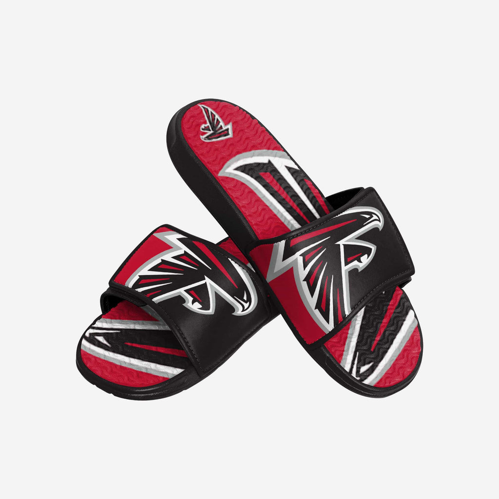 Atlanta Falcons Colorblock Big Logo Gel Slide FOCO