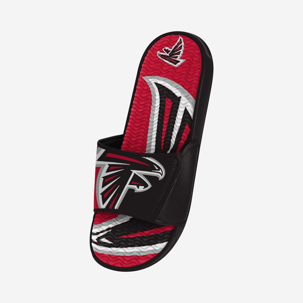 Atlanta Falcons Colorblock Big Logo Gel Slide FOCO