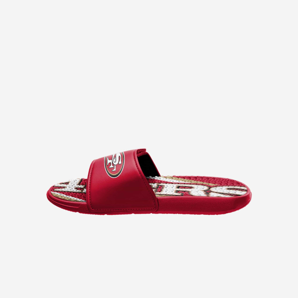 San Francisco 49ers Bold Wordmark Gel Slide FOCO