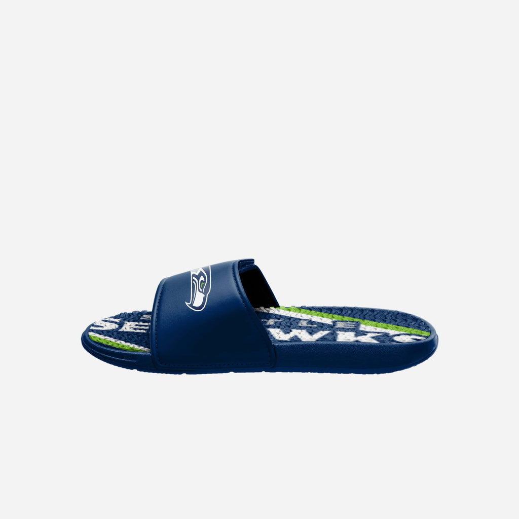 Seattle Seahawks Bold Wordmark Gel Slide FOCO