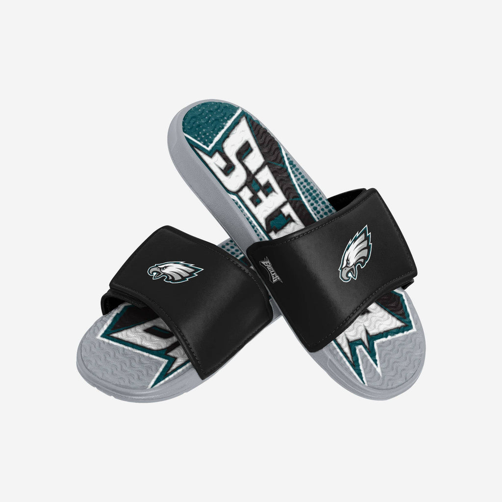 Philadelphia Eagles Gradient Wordmark Gel Slide FOCO