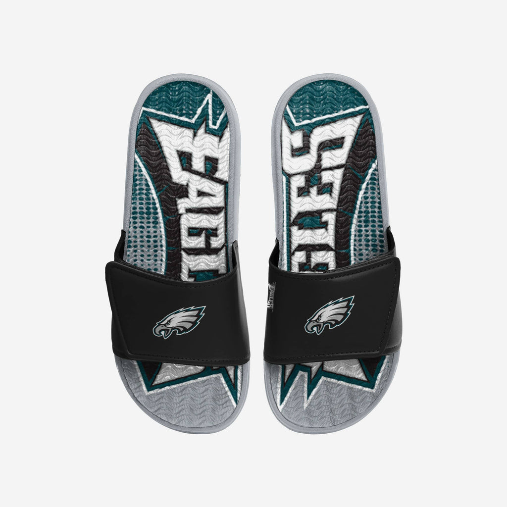 Philadelphia Eagles Gradient Wordmark Gel Slide FOCO