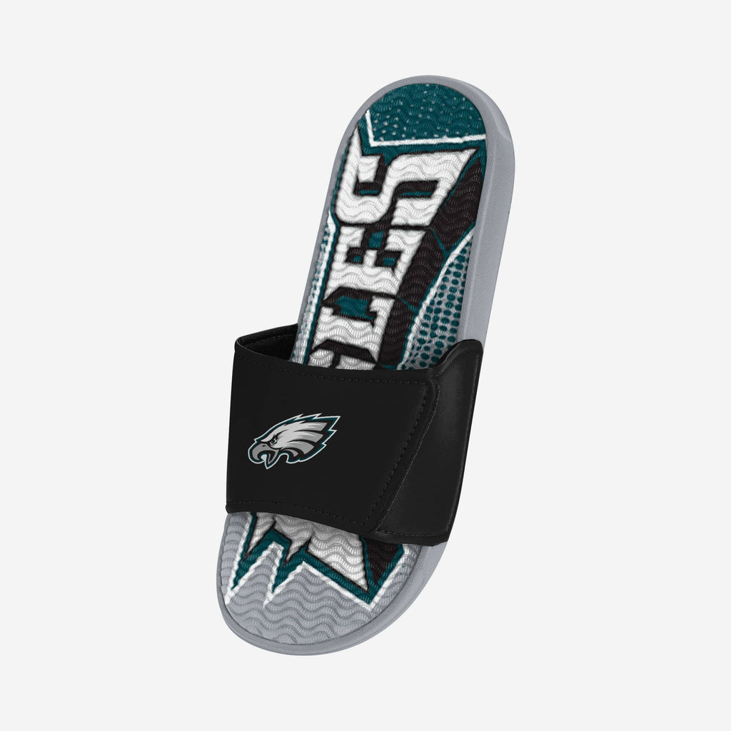 Philadelphia Eagles Gradient Wordmark Gel Slide FOCO