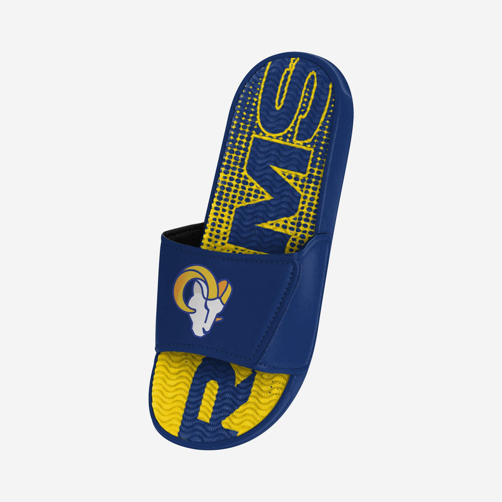 Los Angeles Rams Gradient Wordmark Gel Slide FOCO