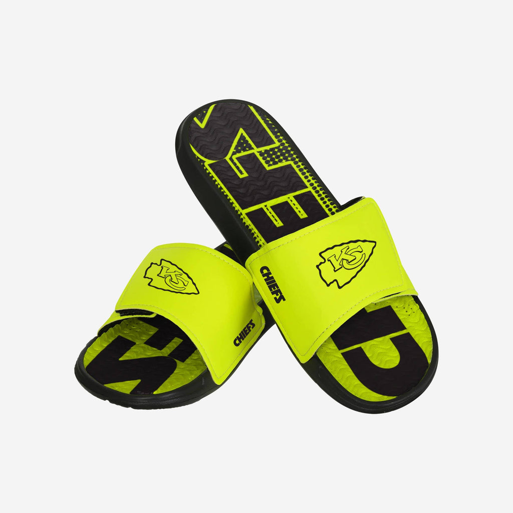 Kansas City Chiefs Highlights Gel Slide FOCO