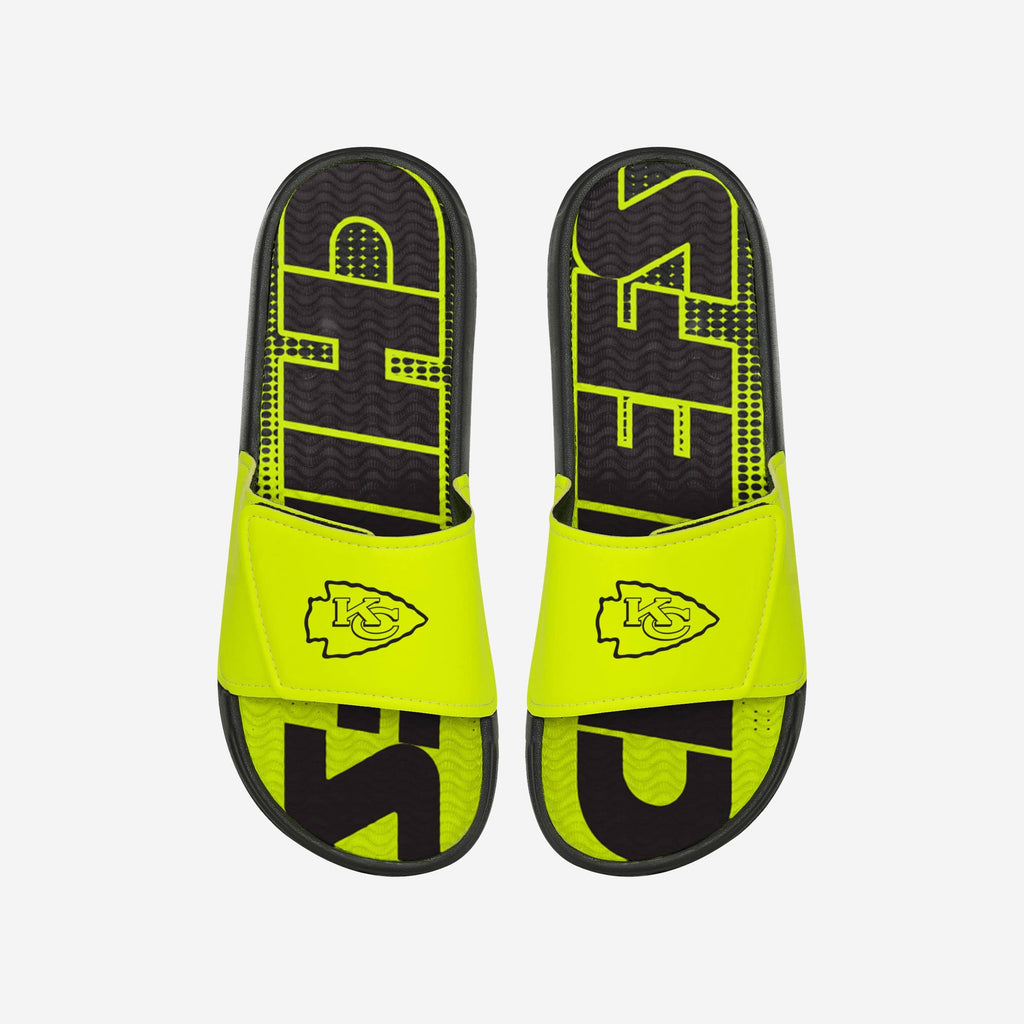 Kansas City Chiefs Highlights Gel Slide FOCO