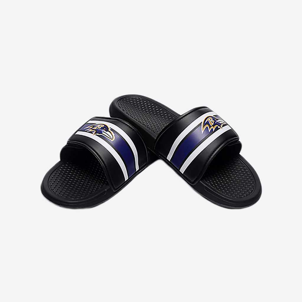 Baltimore Ravens Stripe Legacy Sport Slide FOCO