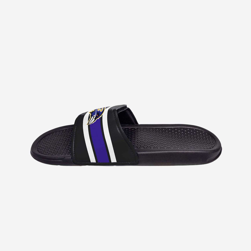 Baltimore Ravens Stripe Legacy Sport Slide FOCO