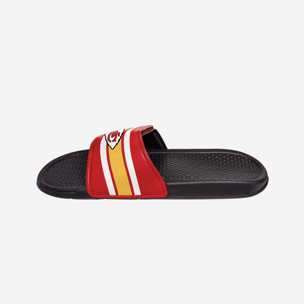 Kansas City Chiefs Stripe Legacy Sport Slide FOCO
