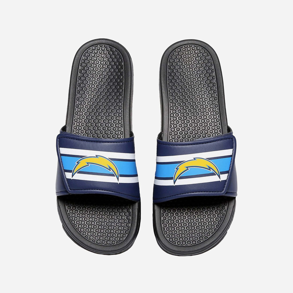Los Angeles Chargers Stripe Legacy Sport Slide FOCO