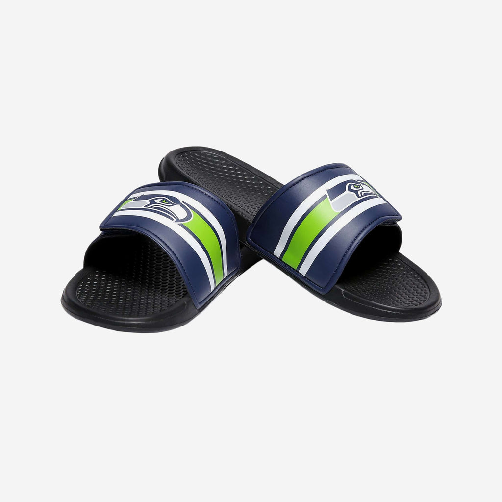Seattle Seahawks Stripe Legacy Sport Slide FOCO