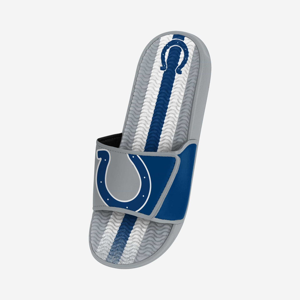 Indianapolis Colts Team Stripe Gel Slide FOCO