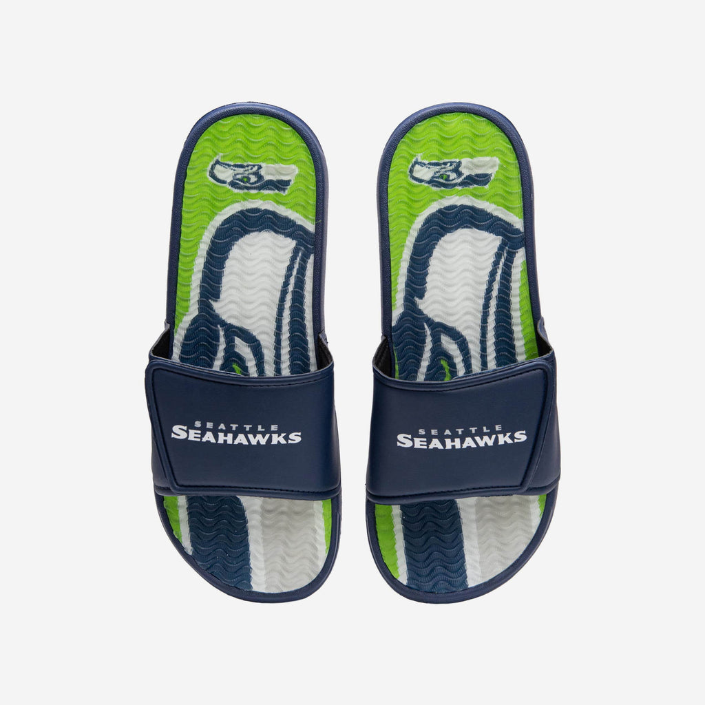 Seattle Seahawks Wordmark Gel Slide FOCO