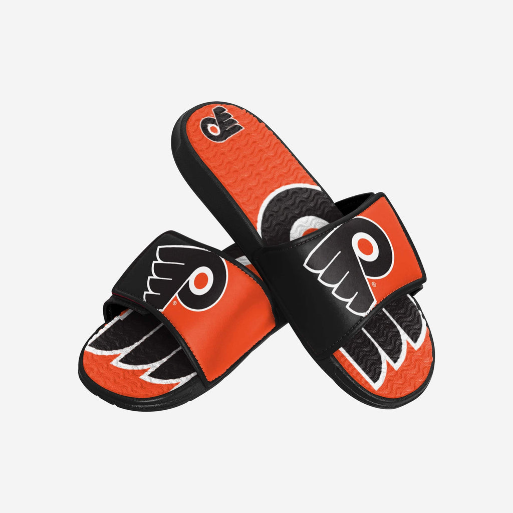 Philadelphia Flyers Colorblock Big Logo Gel Slide FOCO