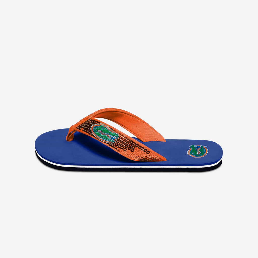 Florida Gators Womens Sequin Flip Flop FOCO