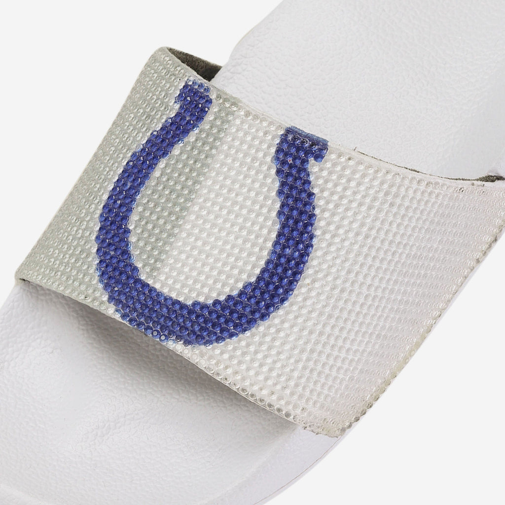 Indianapolis Colts Womens Big Logo Shimmer Slide FOCO