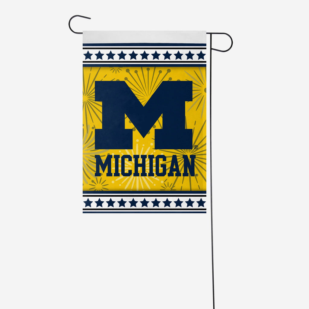 Michigan Wolverines Americana Garden Flag FOCO