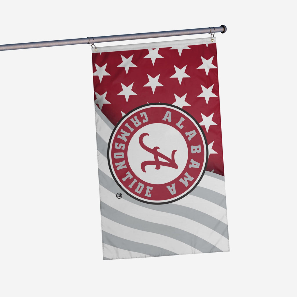 Alabama Crimson Tide Americana Horizontal Flag FOCO