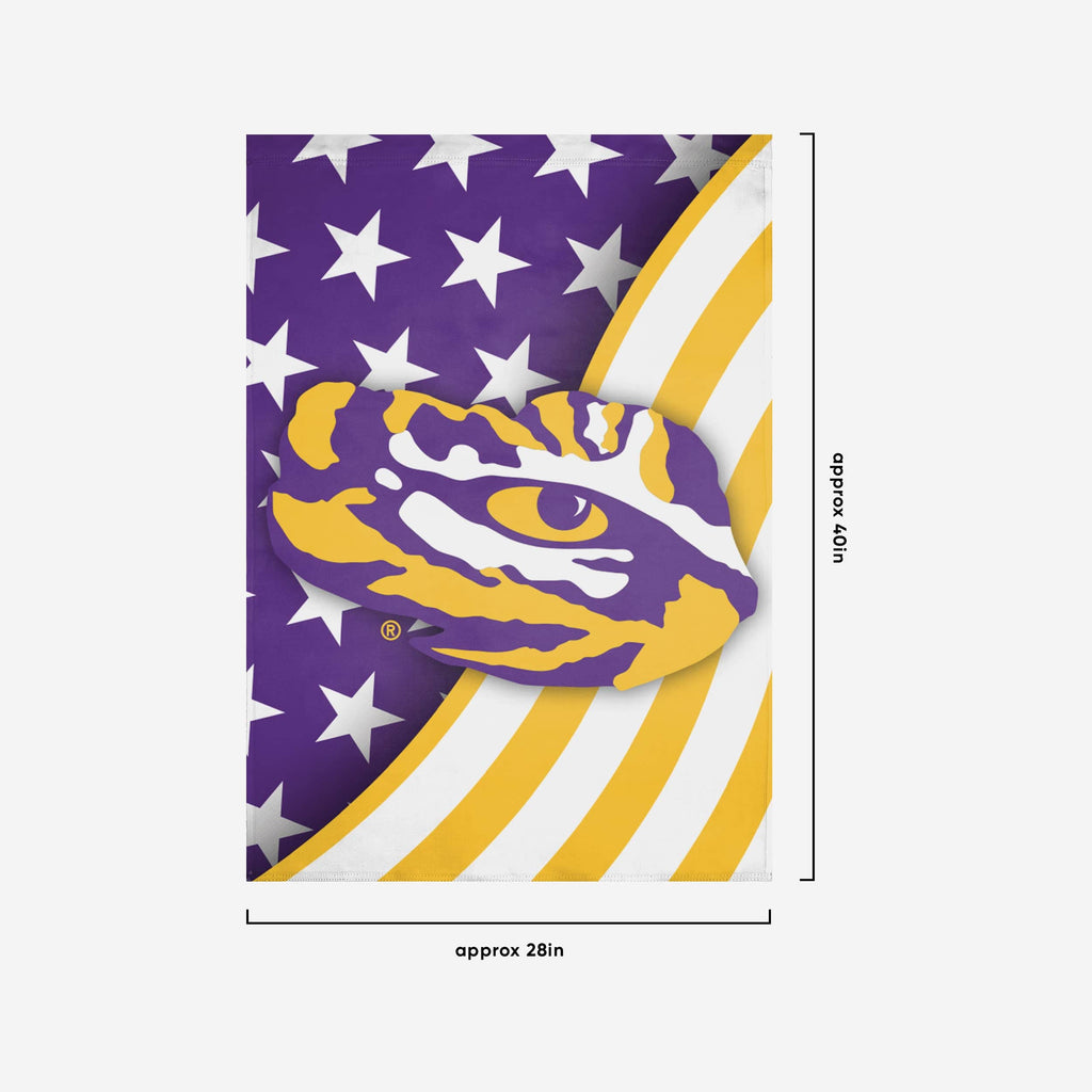 LSU Tigers Americana Vertical Flag FOCO
