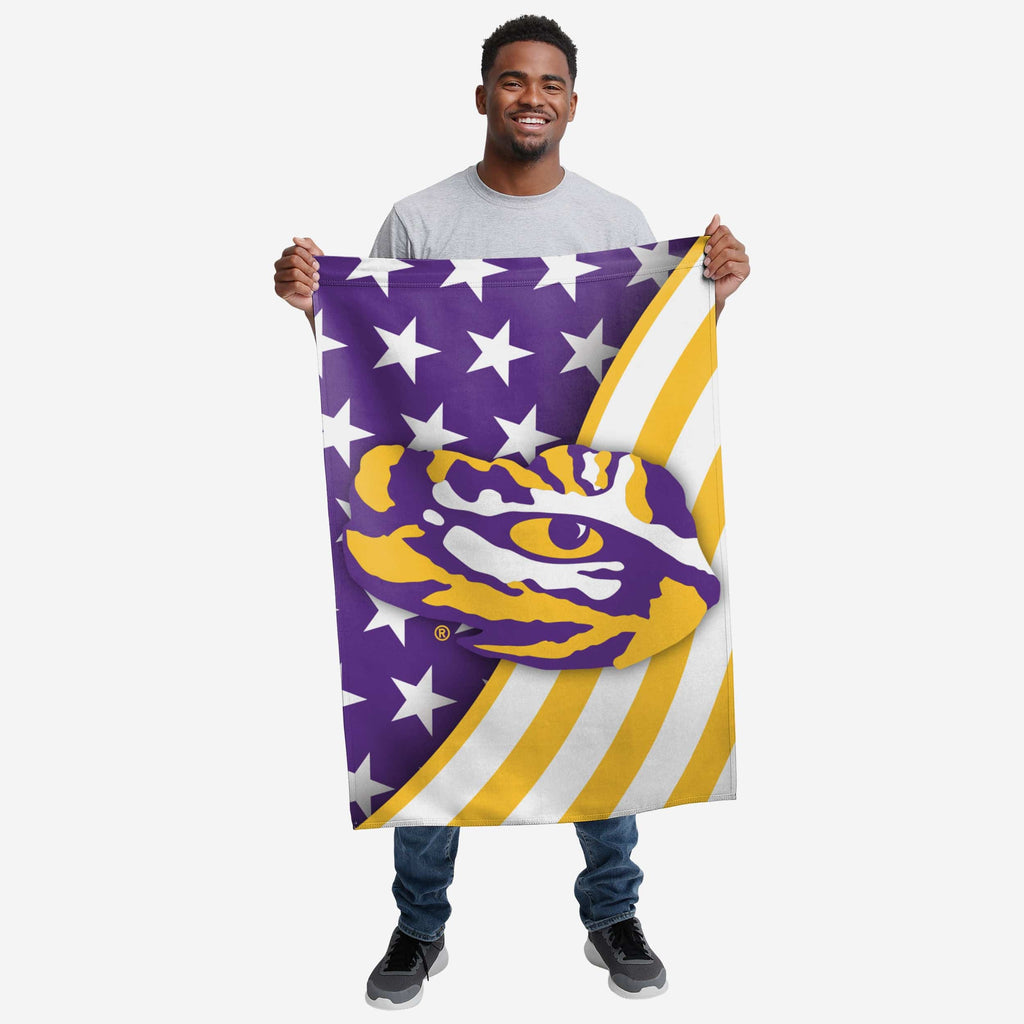 LSU Tigers Americana Vertical Flag FOCO