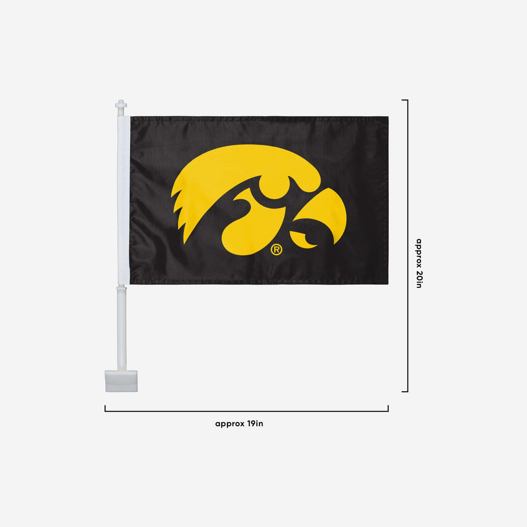 Iowa Flag Rico Industries NFL Detroit Lions Black Pole Car Flag W ...