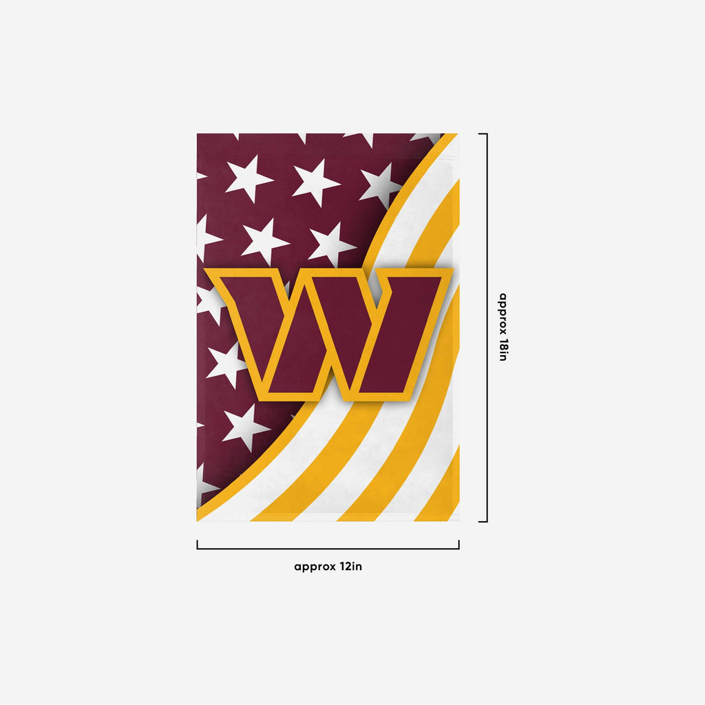 Washington Commanders Americana Garden Flag FOCO