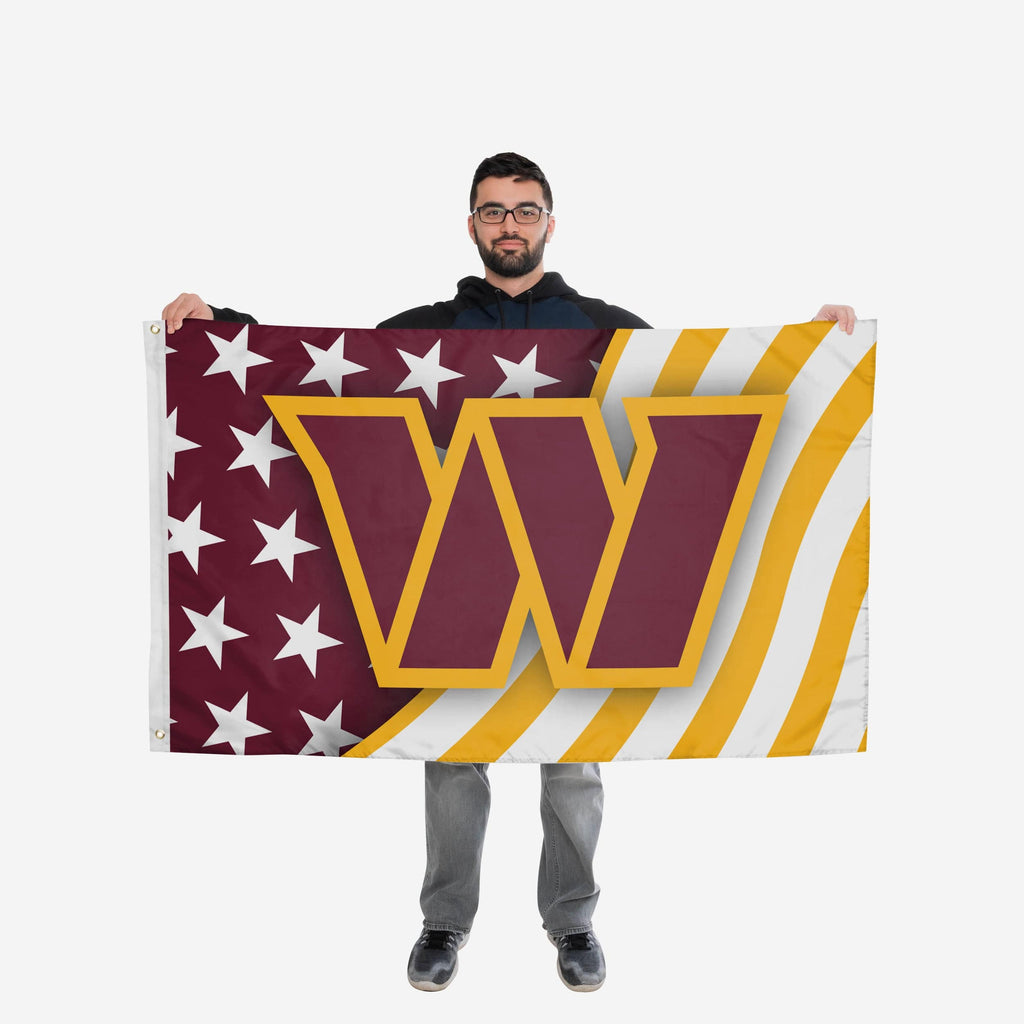 Washington Commanders Americana Horizontal Flag FOCO