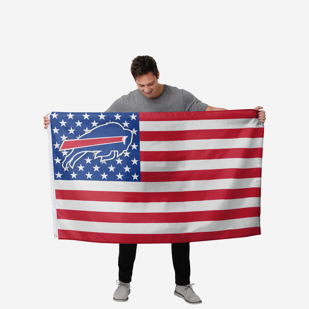 Buffalo Bills American Stars Horizontal Flag FOCO