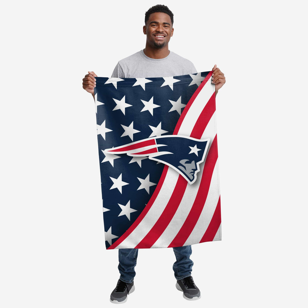 New England Patriots Americana Vertical Flag FOCO