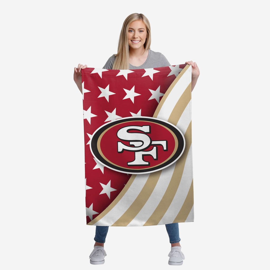 San Francisco 49ers Americana Vertical Flag FOCO