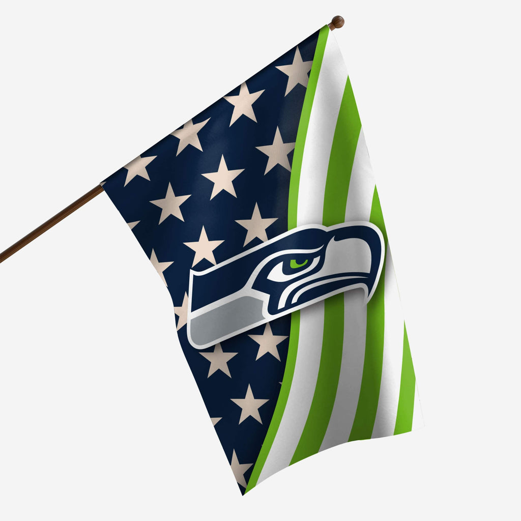 Seattle Seahawks Americana Vertical Flag FOCO