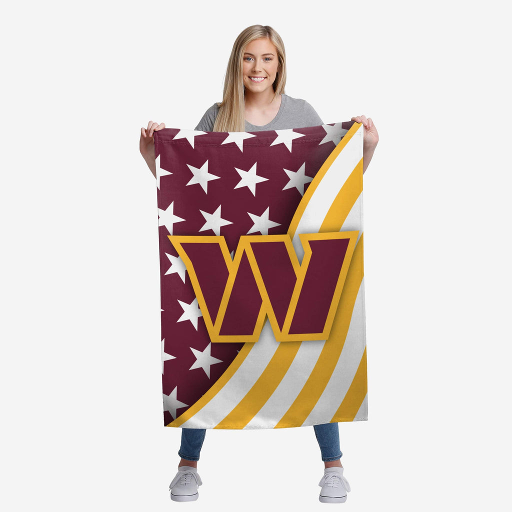 Washington Commanders Americana Vertical Flag FOCO