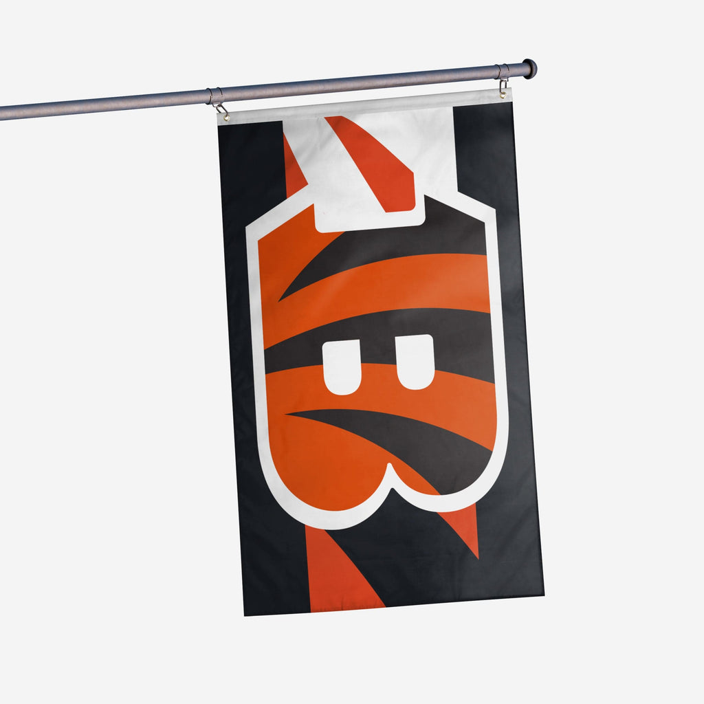Cincinnati Bengals Big Logo Team Stripe Horizontal Flag FOCO