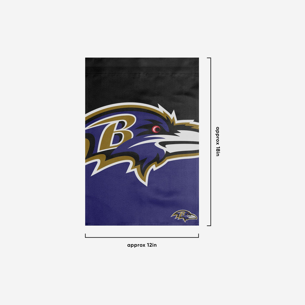Baltimore Ravens Colorblock Helmet Garden Flag FOCO