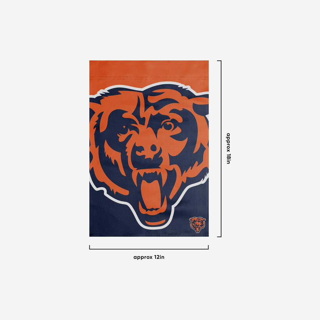 Chicago Bears Colorblock Helmet Garden Flag FOCO