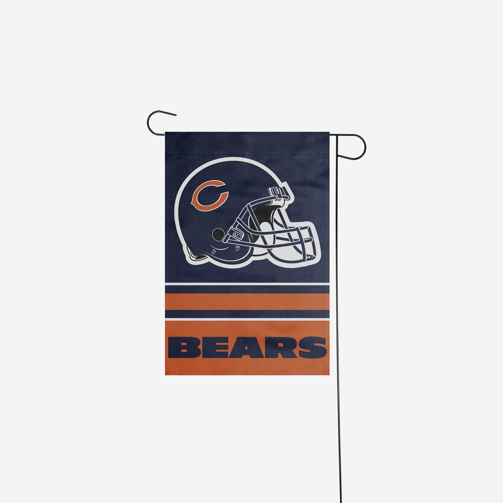 Chicago Bears Colorblock Helmet Garden Flag FOCO