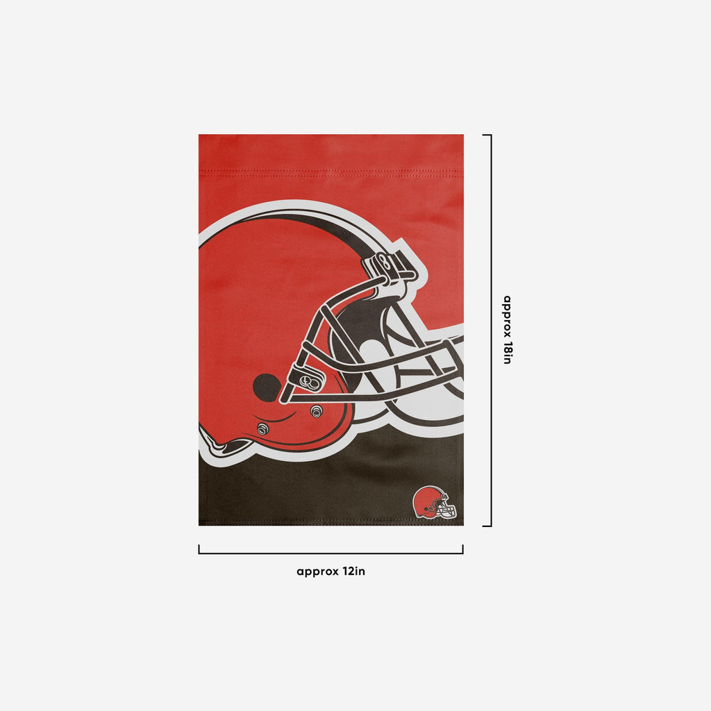Cleveland Browns Colorblock Helmet Garden Flag FOCO