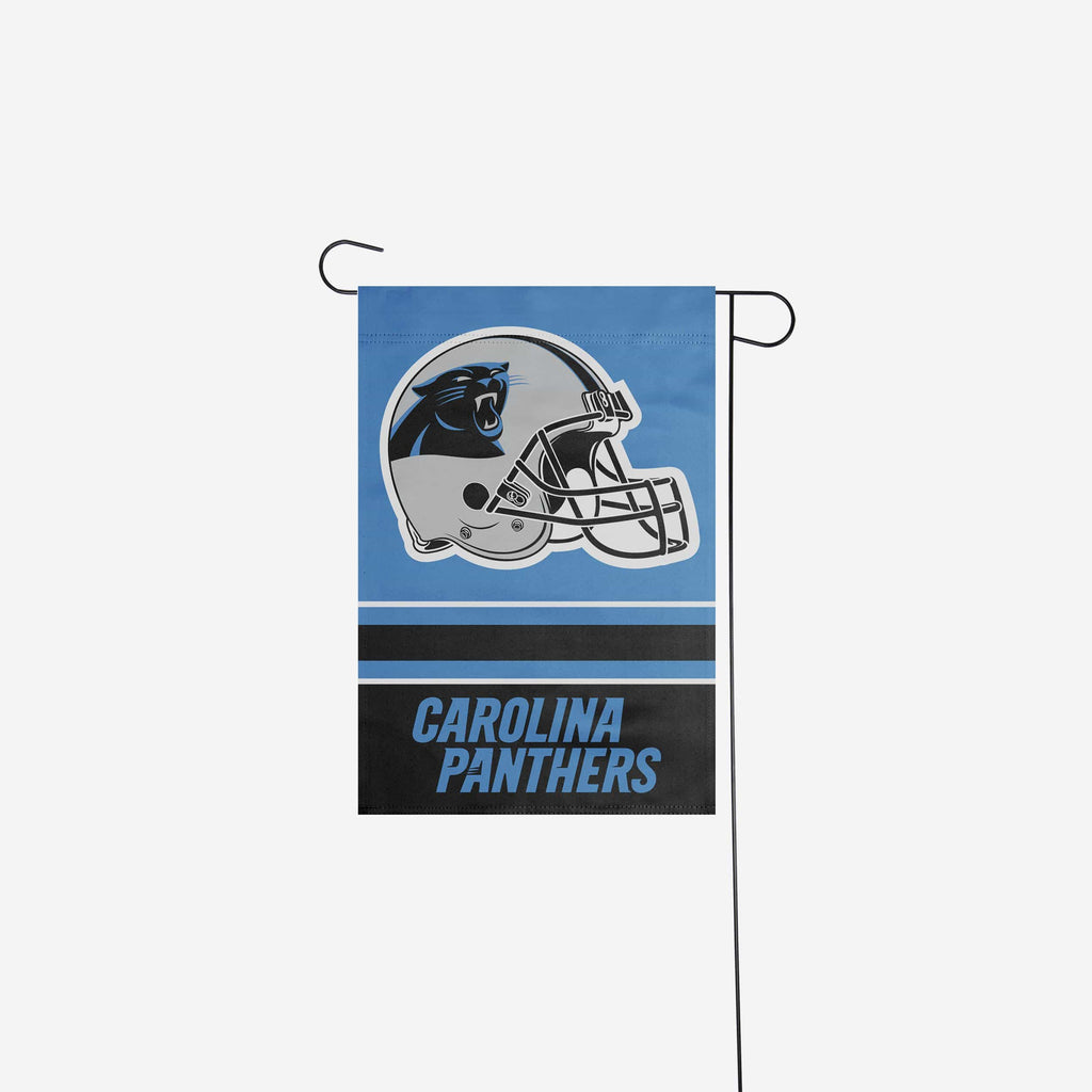 Carolina Panthers Colorblock Helmet Garden Flag FOCO