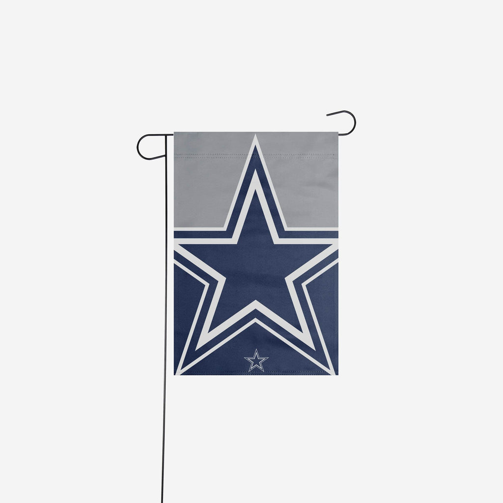 Dallas Cowboys Colorblock Helmet Garden Flag FOCO