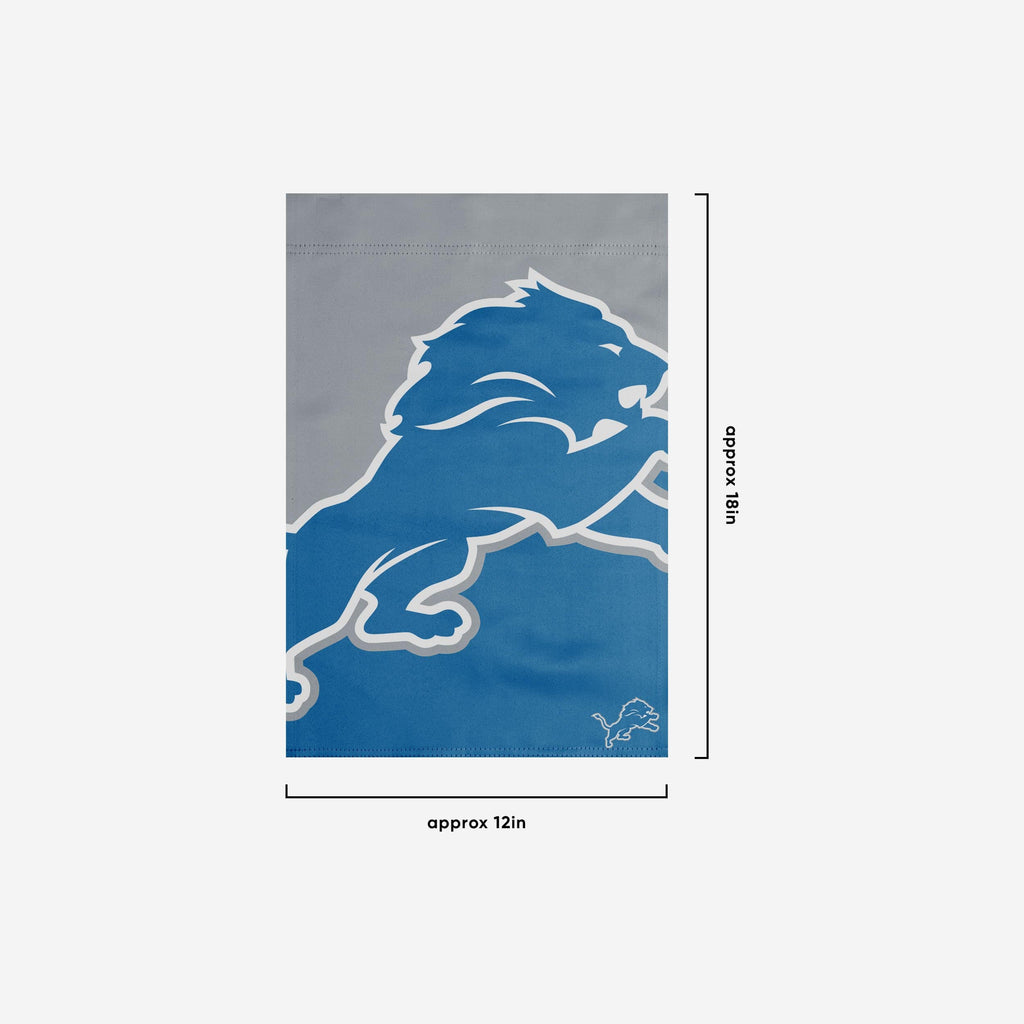 Detroit Lions Colorblock Helmet Garden Flag FOCO