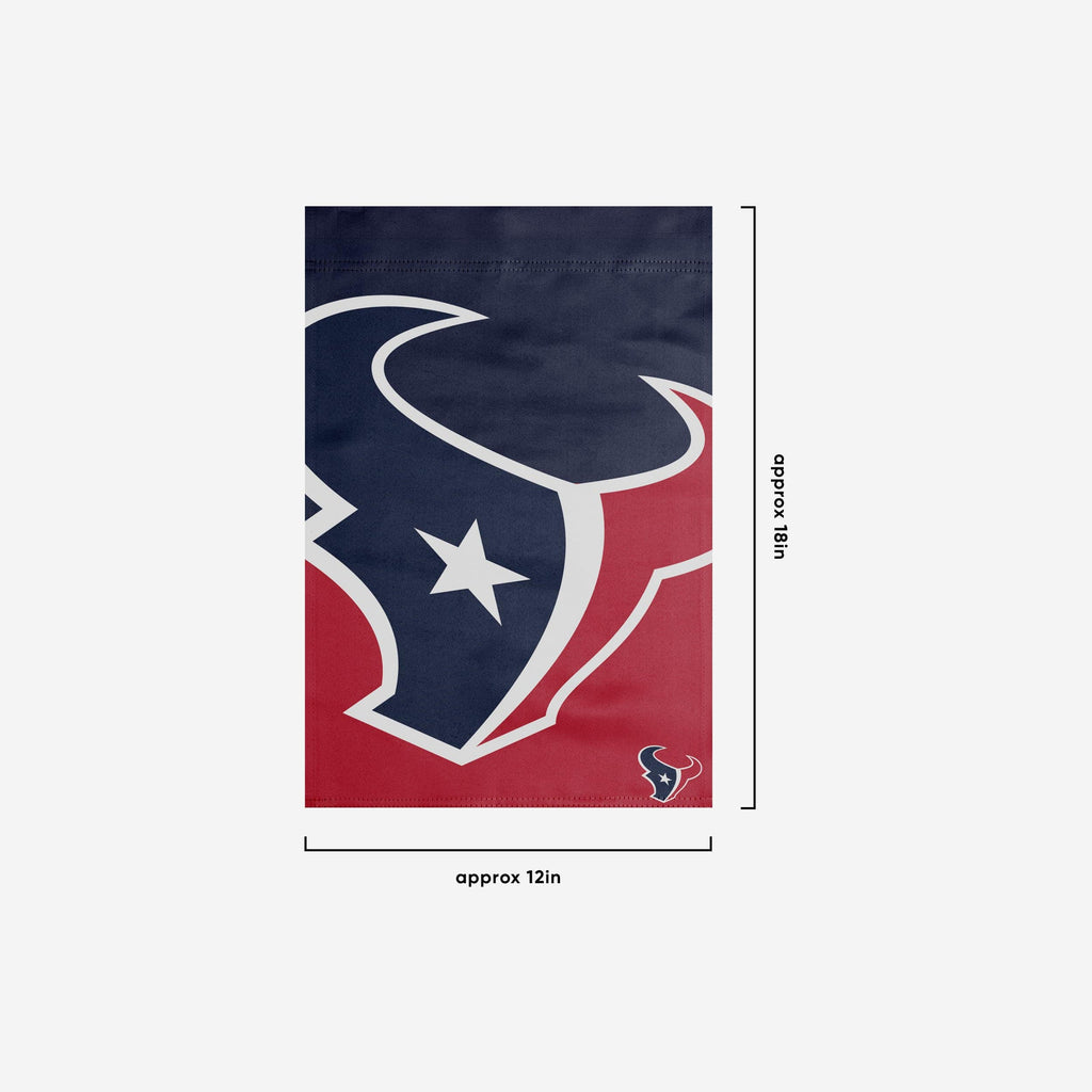 Houston Texans Colorblock Helmet Garden Flag FOCO