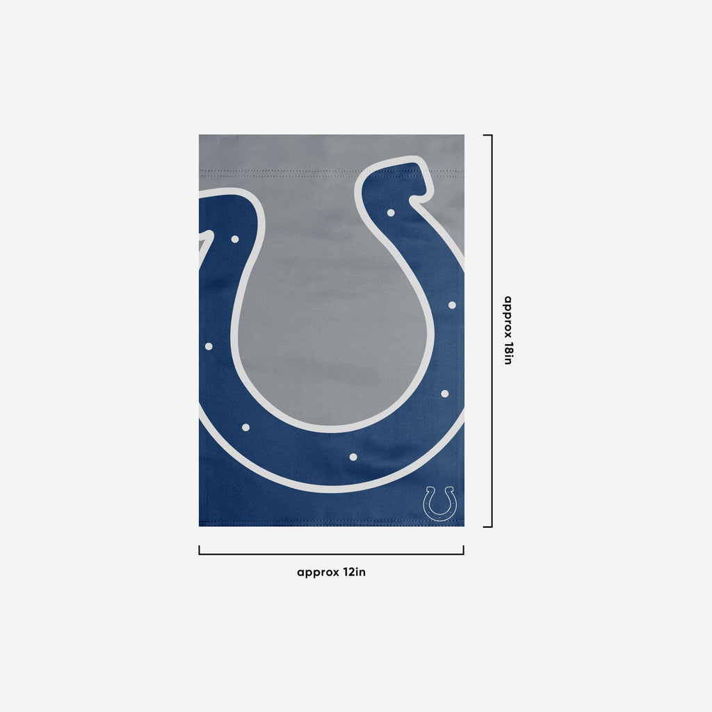 Indianapolis Colts Colorblock Helmet Garden Flag FOCO