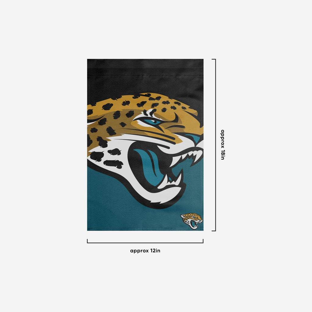 Jacksonville Jaguars Colorblock Helmet Garden Flag FOCO