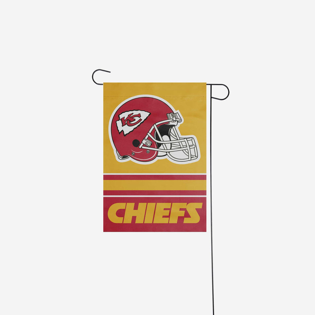 Kansas City Chiefs Colorblock Helmet Garden Flag FOCO