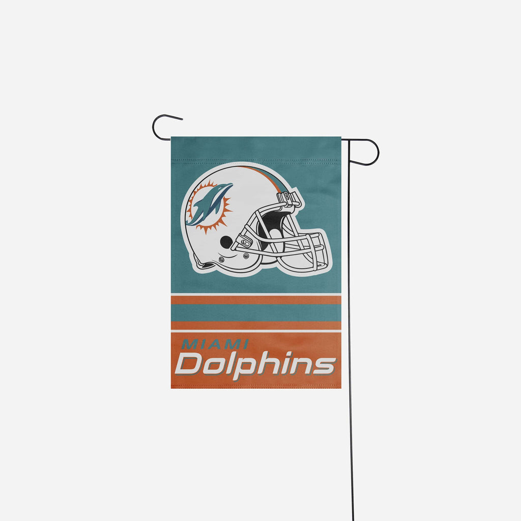 Miami Dolphins Colorblock Helmet Garden Flag FOCO
