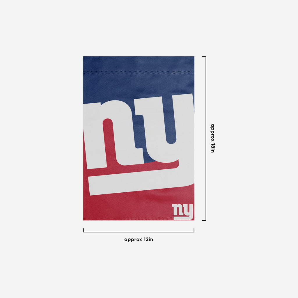 New York Giants Colorblock Helmet Garden Flag FOCO