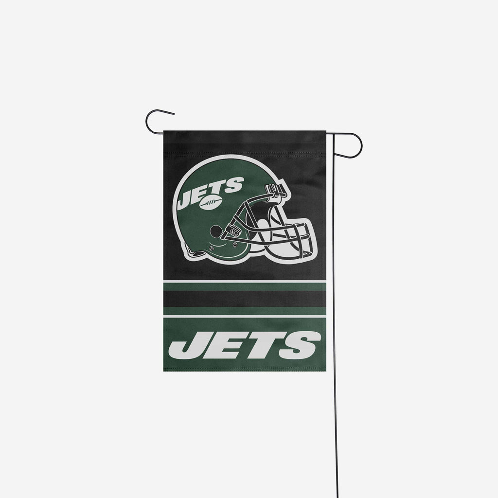 New York Jets Colorblock Helmet Garden Flag FOCO