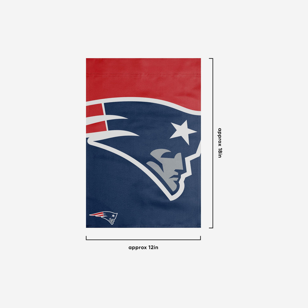 New England Patriots Colorblock Helmet Garden Flag FOCO