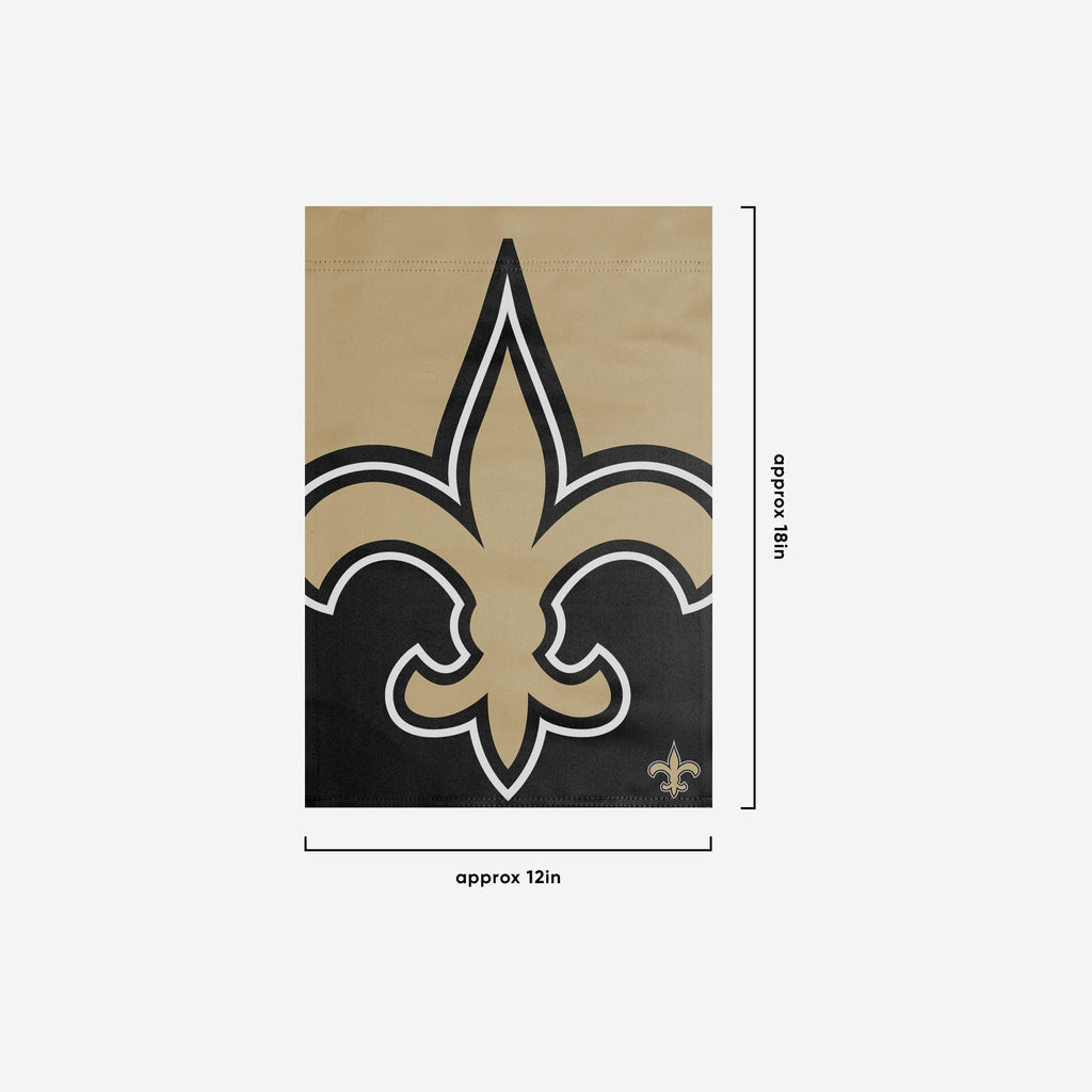 New Orleans Saints Colorblock Helmet Garden Flag FOCO