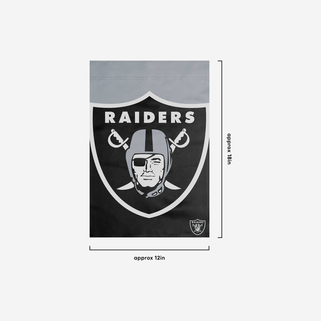 Las Vegas Raiders Colorblock Helmet Garden Flag FOCO